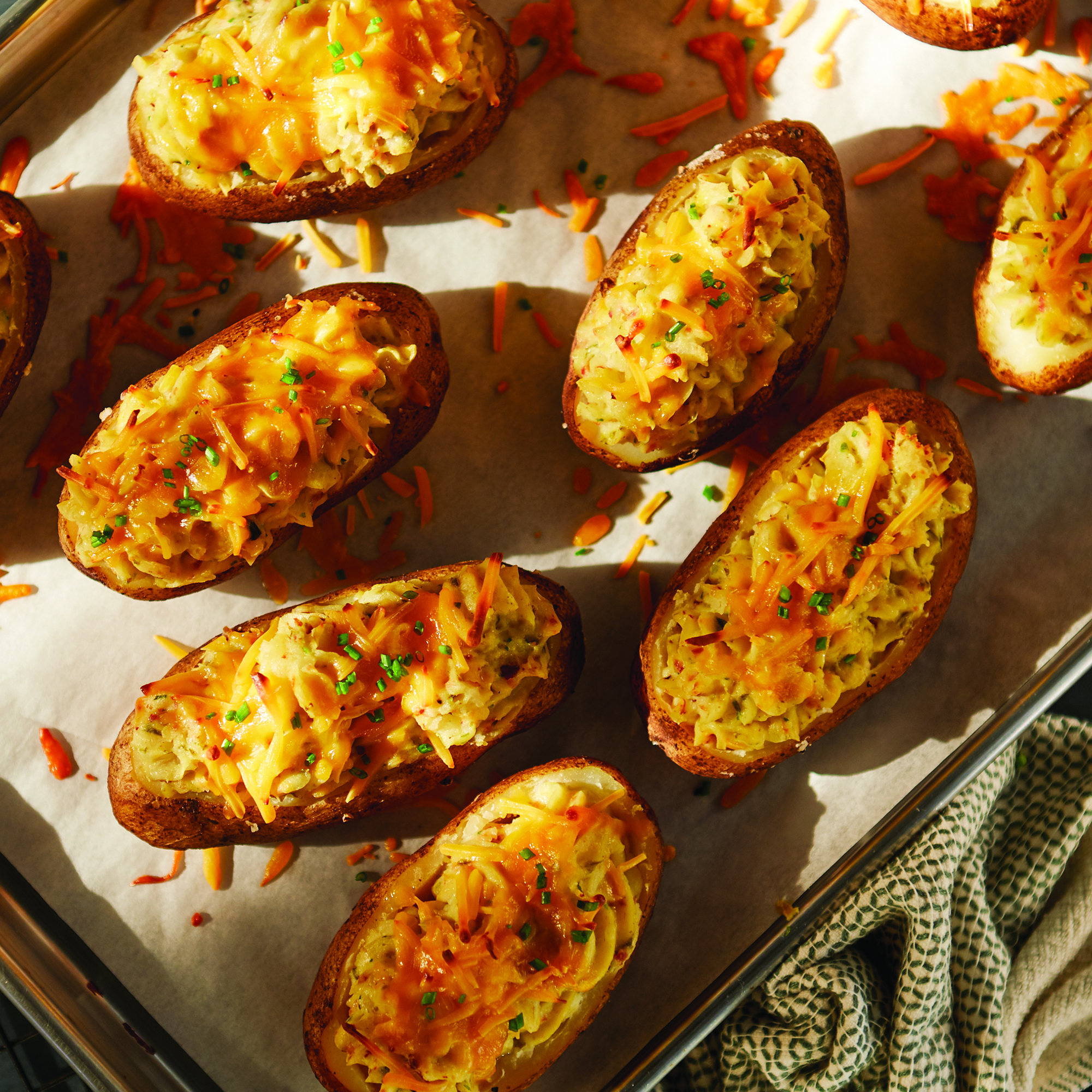 Jalapeno Popper Twice Baked Potatoes Recipe from H-E-B