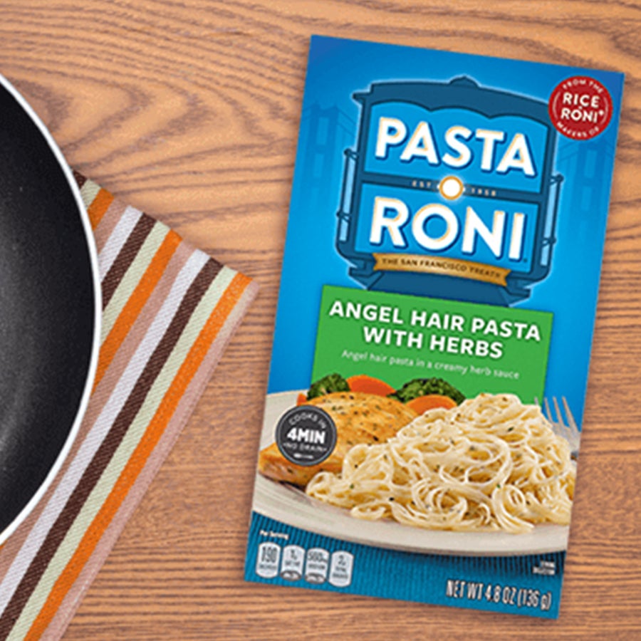 Pasta Roni with Herbs, Sausage, and Tomatoes Recipe from H-E-B